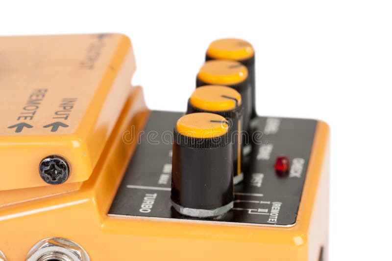 Audio distortion device stock photo. Image of musical - 10435898