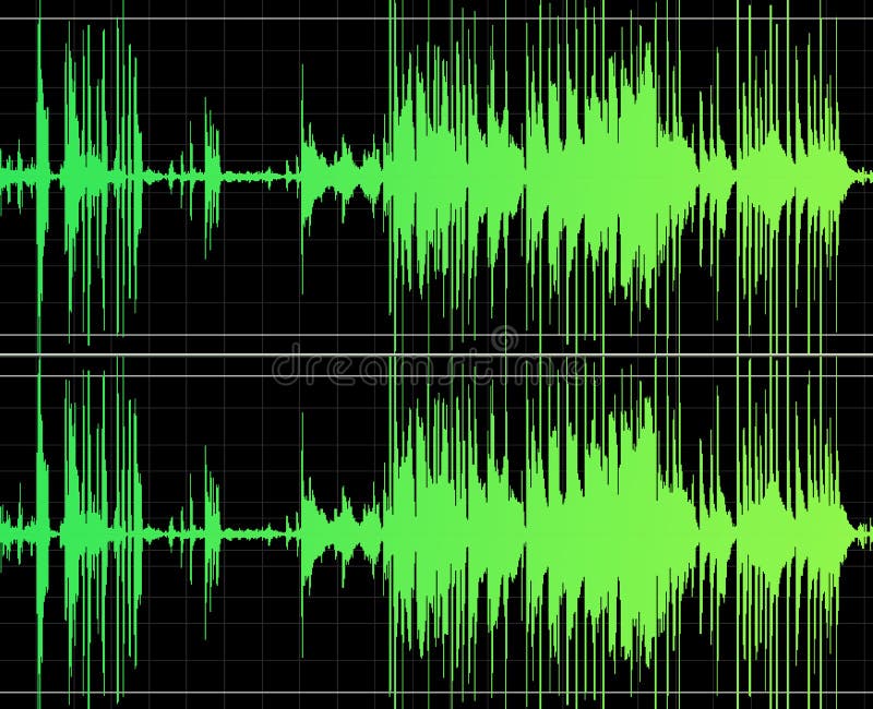 Audio Editing stock illustration. Illustration of decibel - 671318