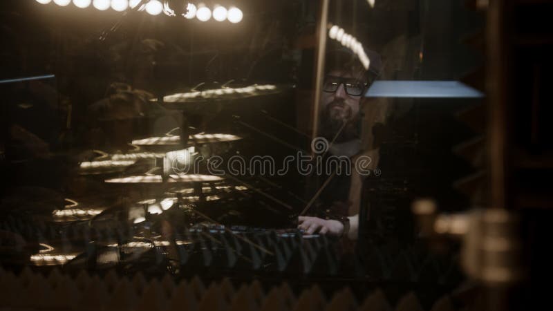 Audio Engineer or Producer Works with Rock Group Stock Photo - Image of ... Audio Engineer or Producer Works with Rock Group Stock Photo - Image of ...