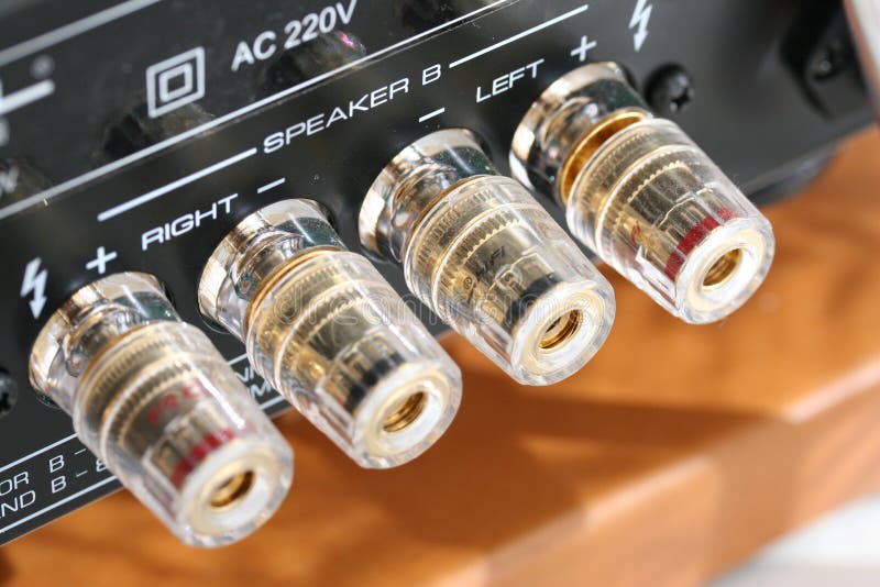 Audio Equipment stock photo. Image of music, audio, sockets - 1695318