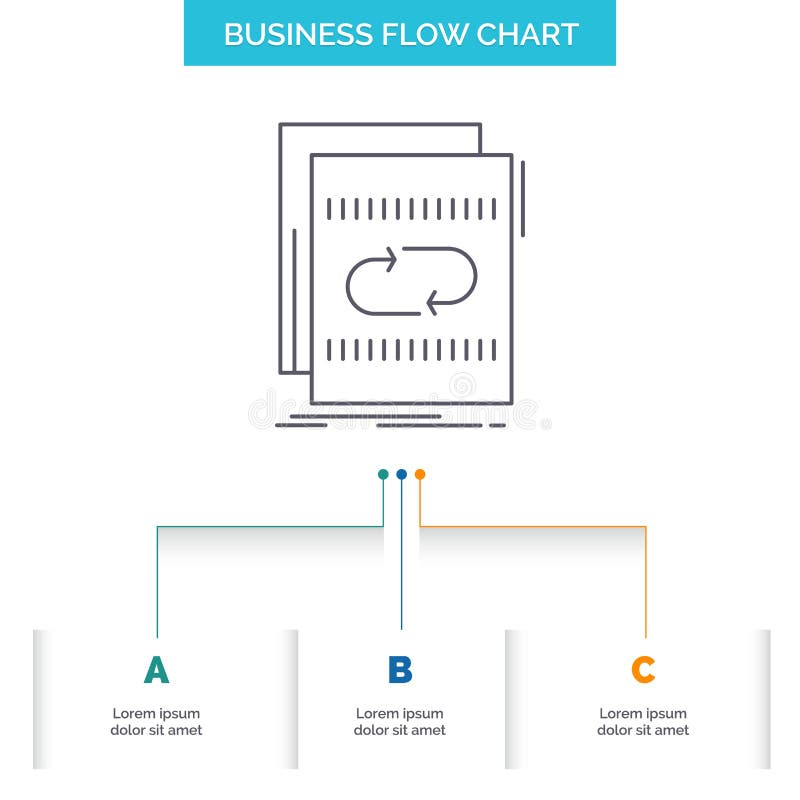 Audio, File, Loop, Mix, Sound Business Flow Chart Design with 3 Steps ...