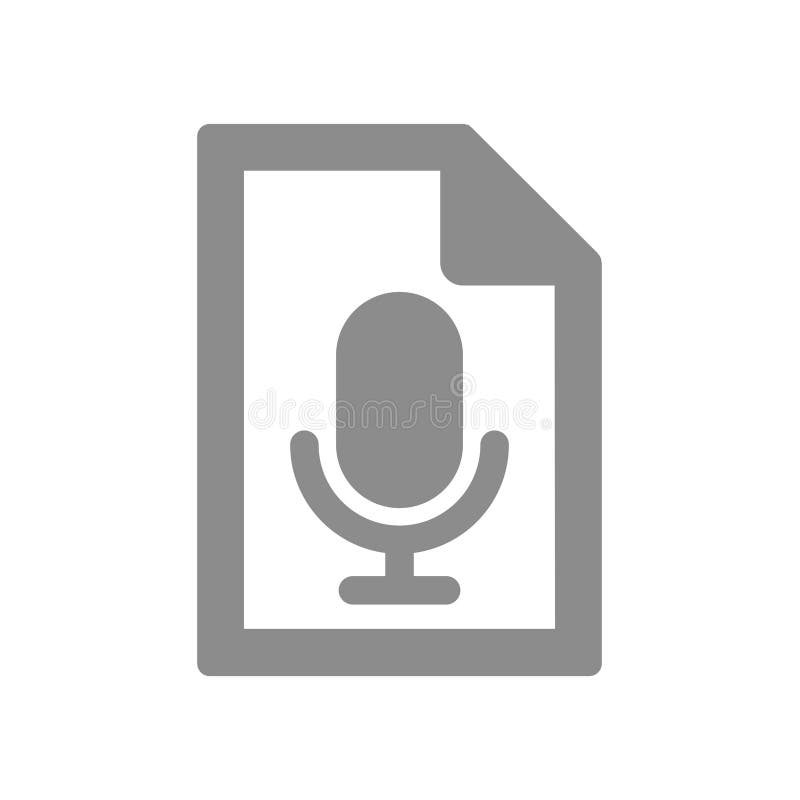 Audio file vector icon stock vector. Illustration of interview - 334812521 Audio file vector icon stock vector. Illustration of interview - 334812521