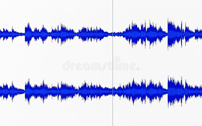 Audio forensic track exam stock illustration. Illustration of pattern ...