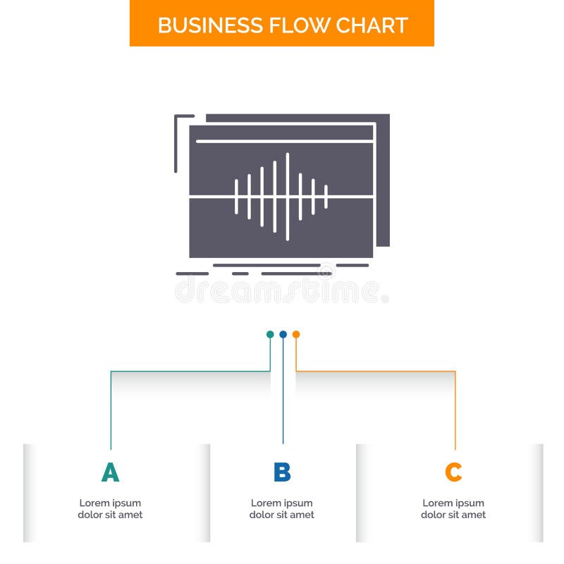 Audio, Frequency, Hertz, Sequence, Wave Business Flow Chart Design with ...