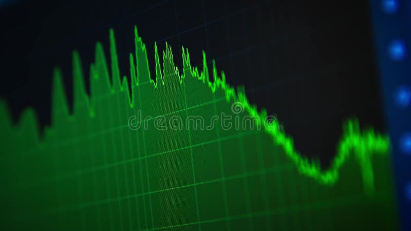 Audio Frequency Spectrum Displayed in Music Creation Software, Macro ...