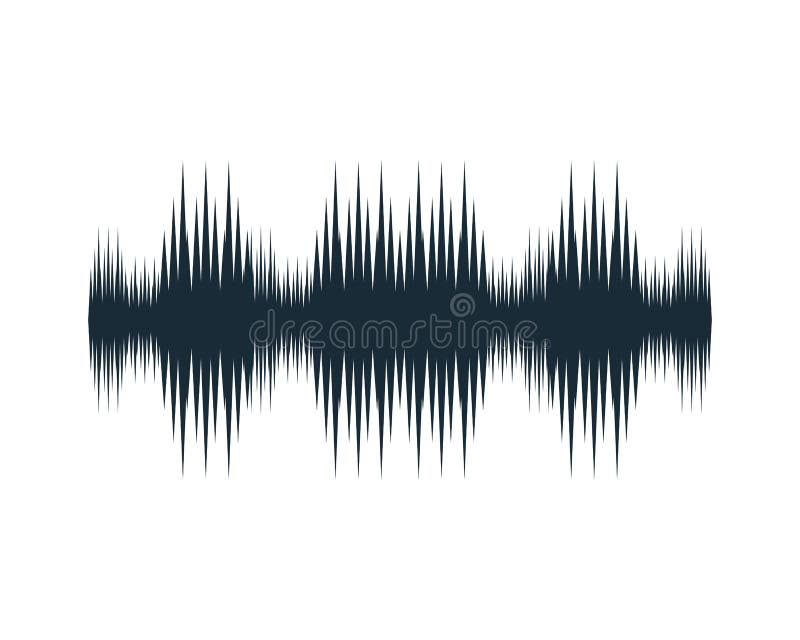 Audio Frequency Wave Graphic Icon Vector Logo Template Illustration ...