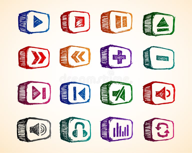 Playback Audio Icon Stock Illustrations – 1,443 Playback Audio Icon ...