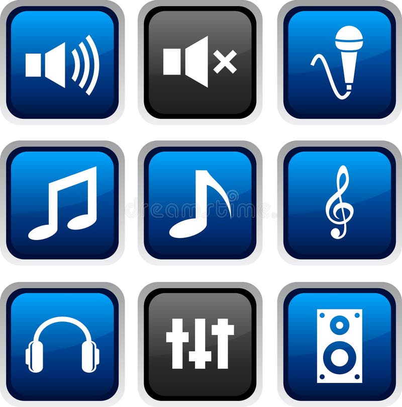 Audio Icon Stock Illustrations – 302,630 Audio Icon Stock Illustrations ...