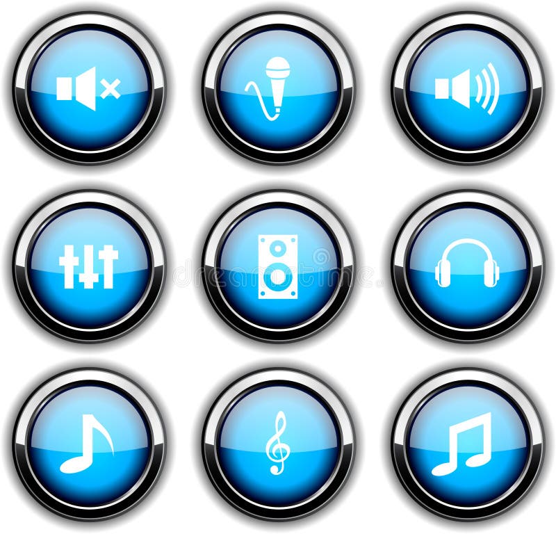 Audio Icons. Picture Image: 14137185