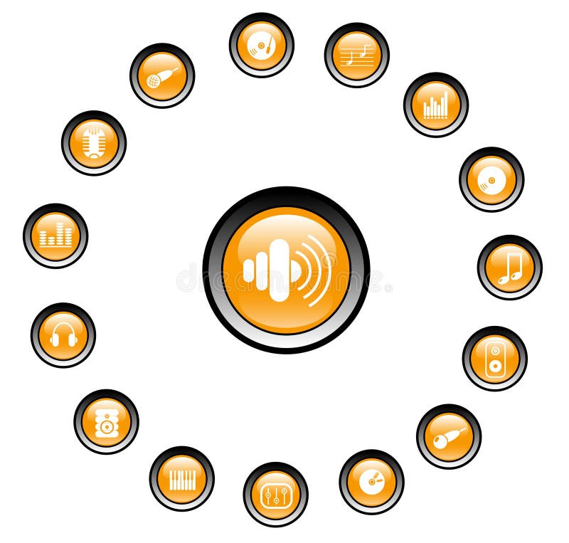 Audio Pictogram Stock Illustrations – 35,448 Audio Pictogram Stock ...