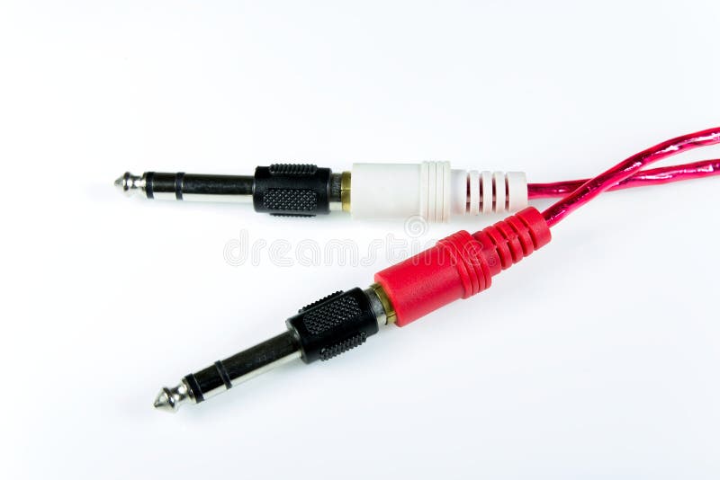 Audio jack stock image. Image of sound, cable, headphones - 37020987