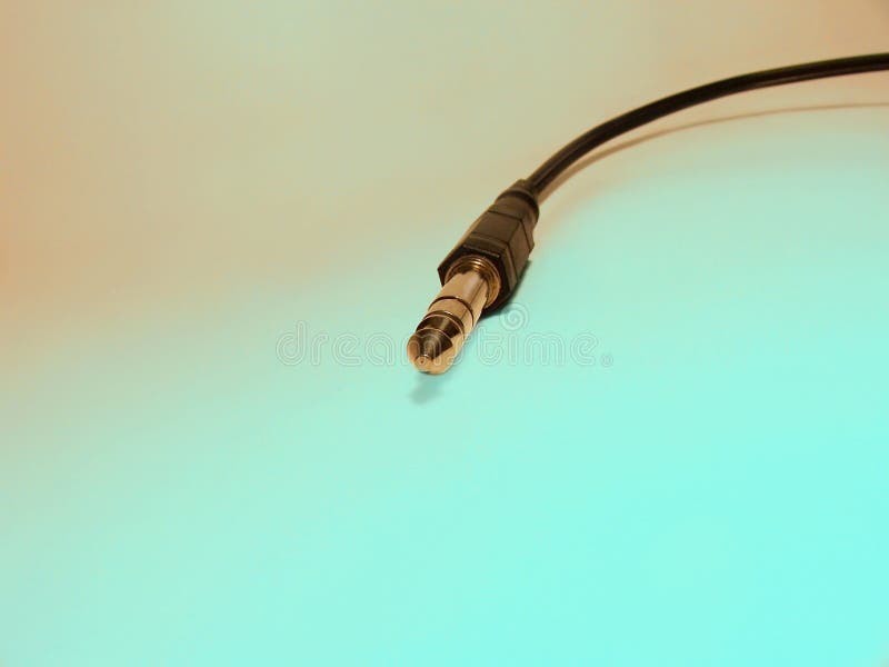 Audio Jack stock image. Image of cable, golden, jack, audio - 58235