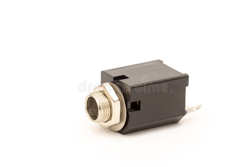 Audio Jack Adapter To Rca Connector Stock Image - Image of music, power ...