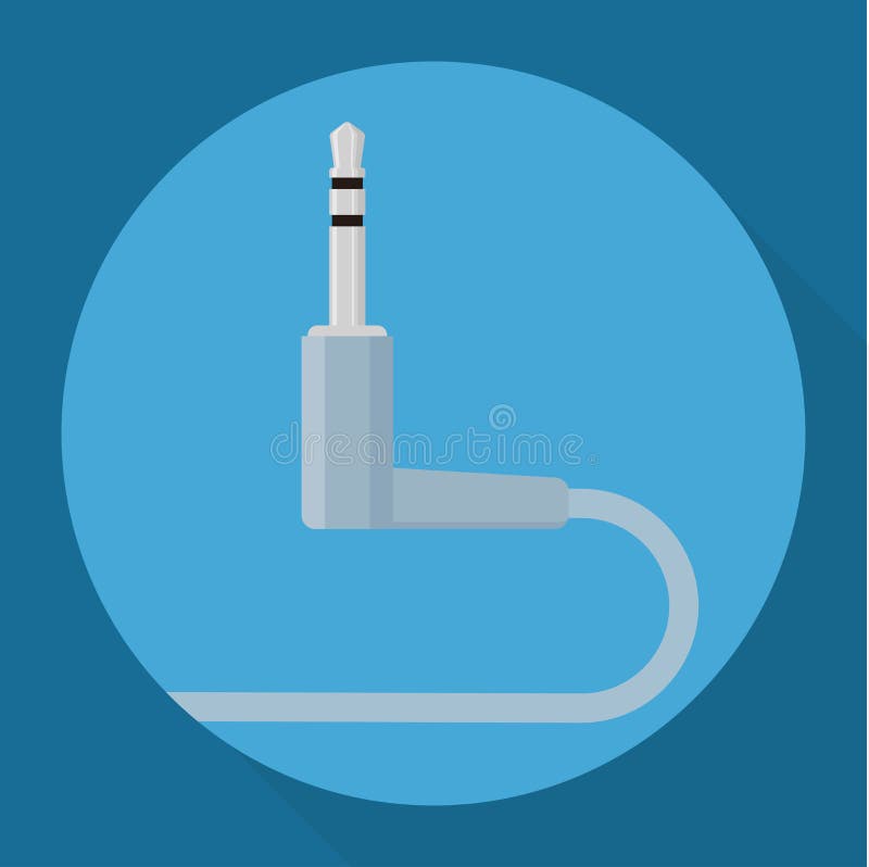 Audio jack icon stock vector. Illustration of connection - 91118531