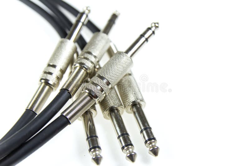 Audio jack stock image. Image of sound, cable, headphones - 37020987