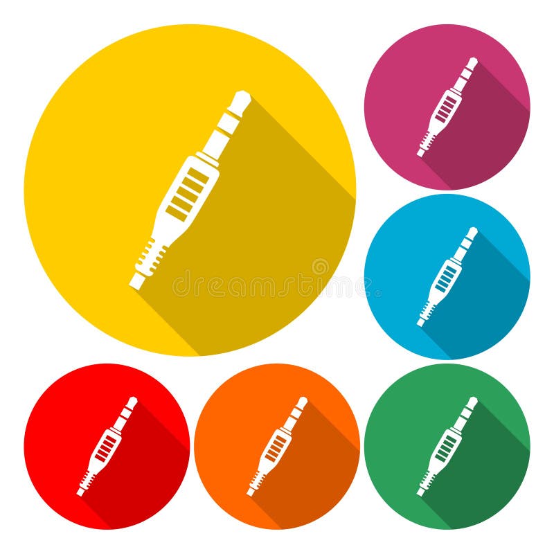 Audio Jack Plug Icon - Illustration Stock Vector - Illustration of ...