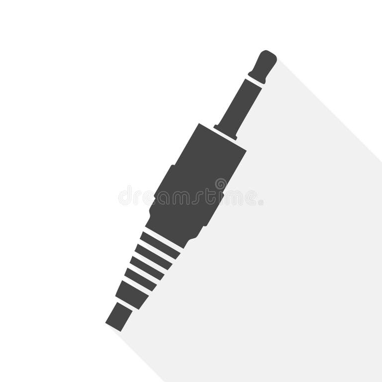 Audio Jack Plug Icon - Illustration Stock Vector - Illustration of ...