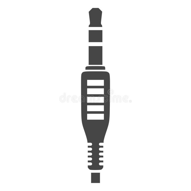 Audio Jack Plug Icon - Illustration Stock Vector - Illustration of ...