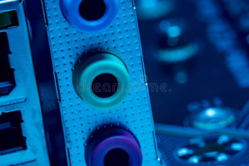 Audio Jacks for Connecting Headphones and a Microphone on the Home ...