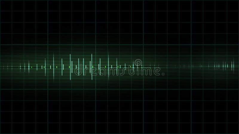 Audio Levels Pulsating on Black Background Animation Stock Footage ...