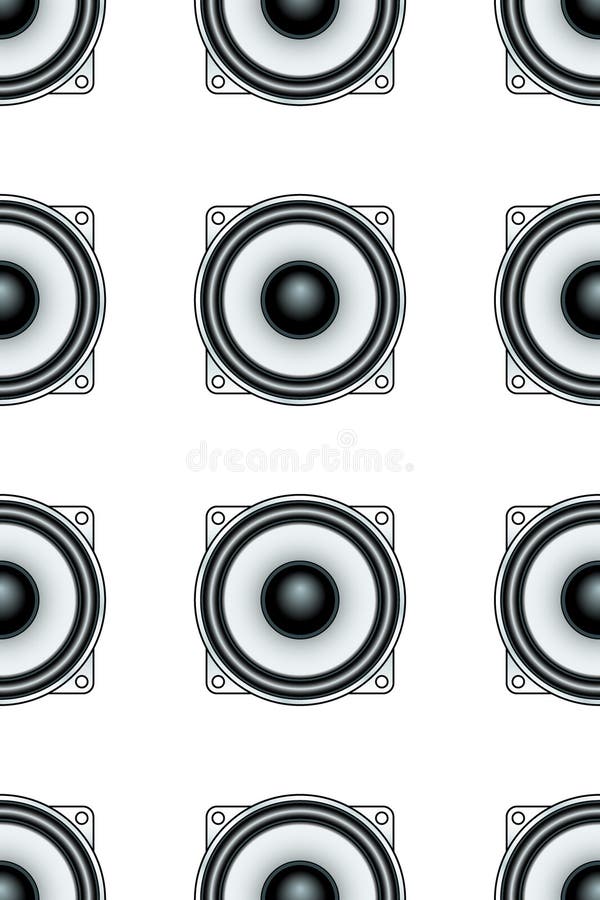 Audio loudspeaker pattern stock vector. Illustration of radio - 271138154