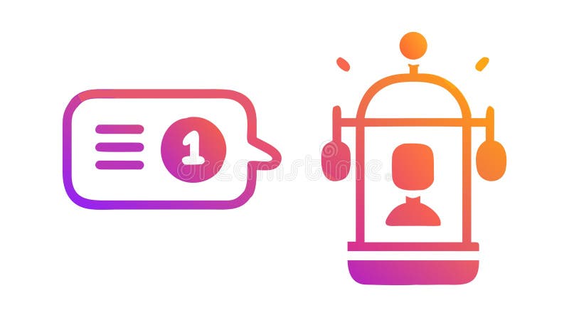 Audio Message Icon: Voice Communication and Sound Feedback, Vector ...