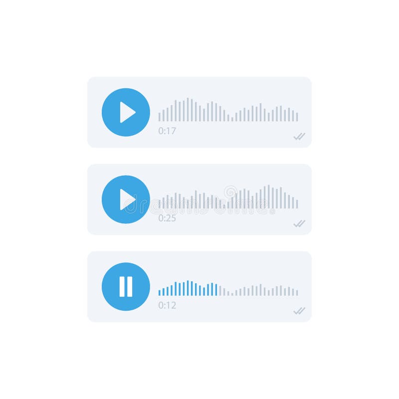 Audio Message, Voice Message on Laptop Screen. Vector Illustration ... Audio Message, Voice Message on Laptop Screen. Vector Illustration ...
