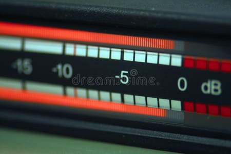 Audio meter RTW stock photo. Image of board, monitor, hifi - 1369078