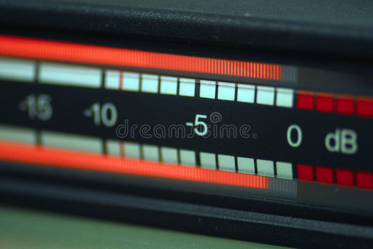 Audio meter RTW stock photo. Image of board, monitor, hifi - 1369078