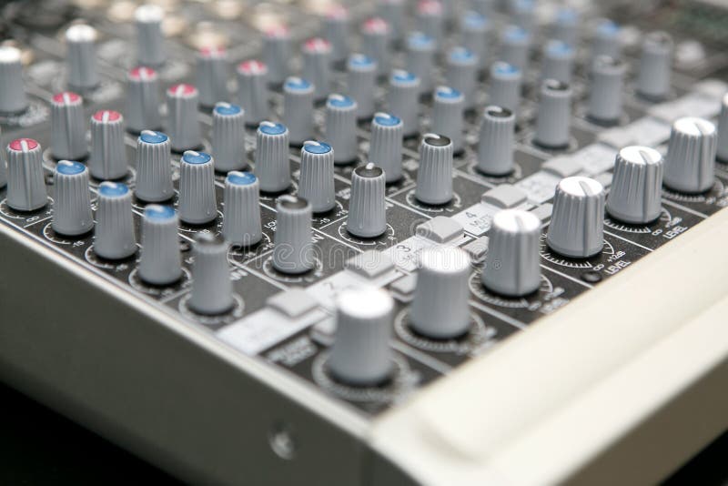 Audio mix panel stock image. Image of studio, concert - 38714847