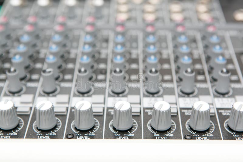 Audio mix panel stock image. Image of industry, electronic - 38714879