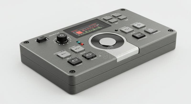 Audio Mixer or Controller Featuring Multiple Buttons, a Central ...