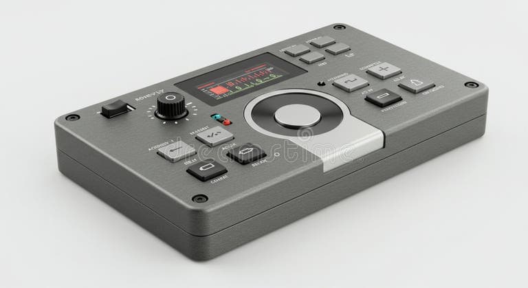 Audio Mixer or Controller Featuring Multiple Buttons, a Central ...