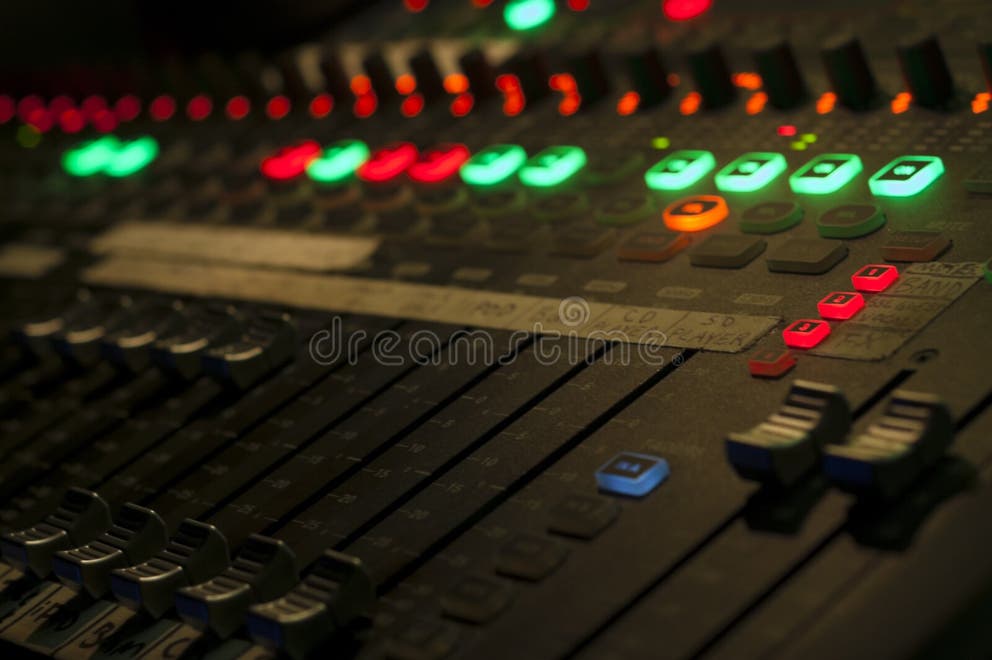 Audio mixer stock photo. Image of mixing, radio, channel - 53585280