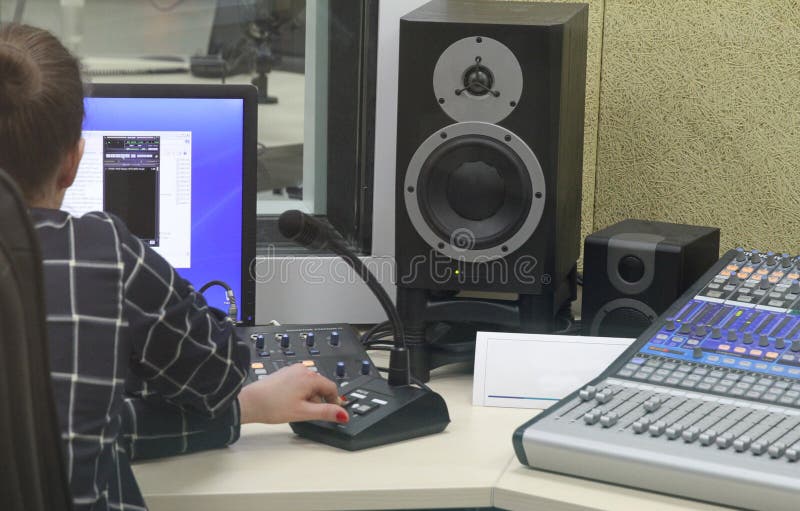 Audio Mixer Knobs during Live TV Telecast Editorial Stock Photo - Image ...