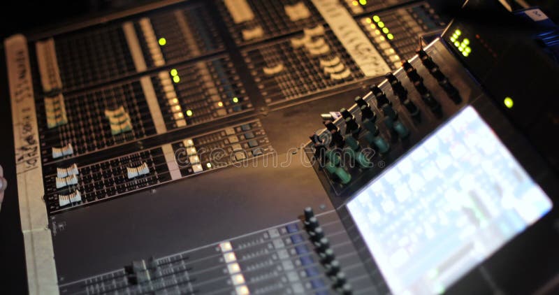 Audio Mixer Panel Board Desk Mix Editing Switch Equalizer Record ...