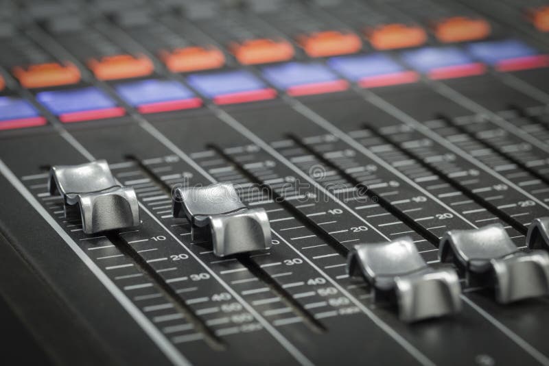 Sound Mixer stock photo. Image of equalizer, media, equipment - 47904592