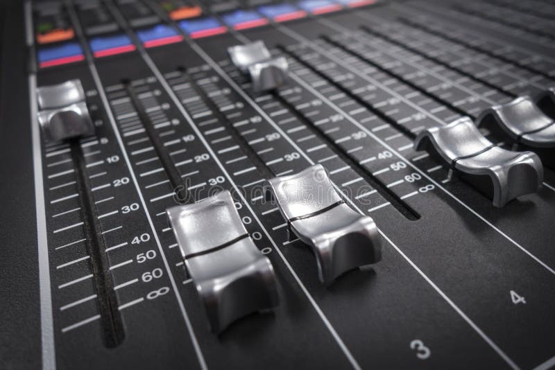 Sound Mixer stock photo. Image of equalizer, media, equipment - 47904592