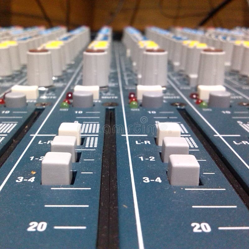 Audio Mixer stock image. Image of audio, mixer, production - 44160185