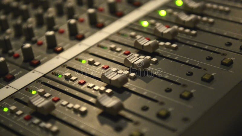 Sliders on Audio Mixing Board Stock Photo - Image of music, fader: 4734