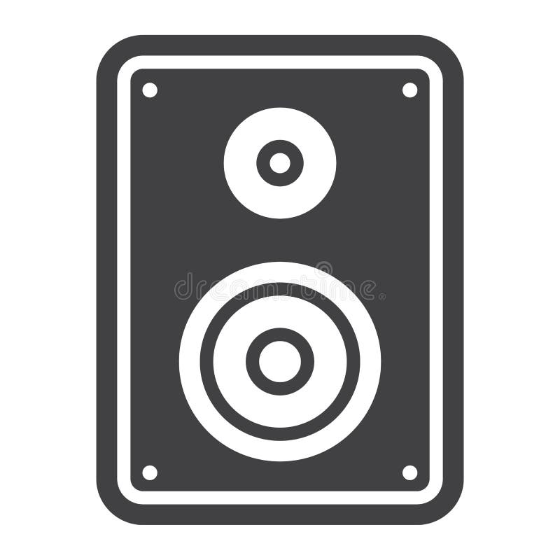 Audio Monitor Icon stock vector. Illustration of logo - 223367092
