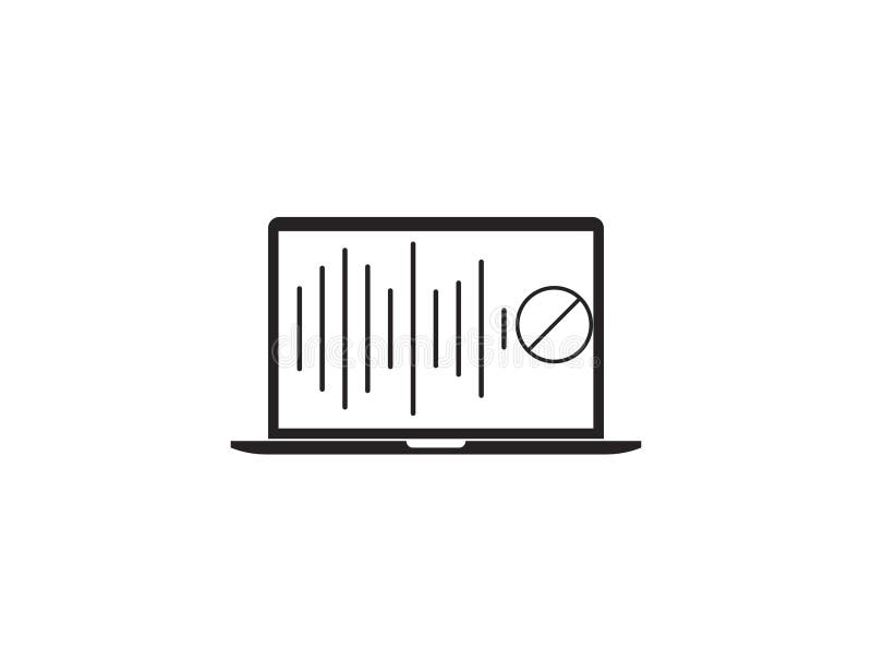 Audio, Noise Reduction, Normalization Icon. Vector Illustration. Stock ...