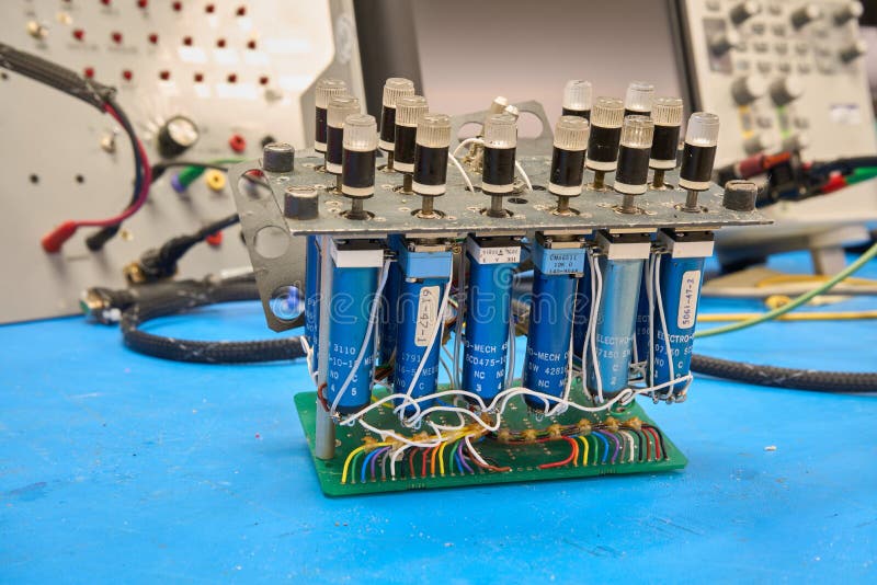 Audio Panel Inspection stock photo. Image of audio, aircraft - 250637216