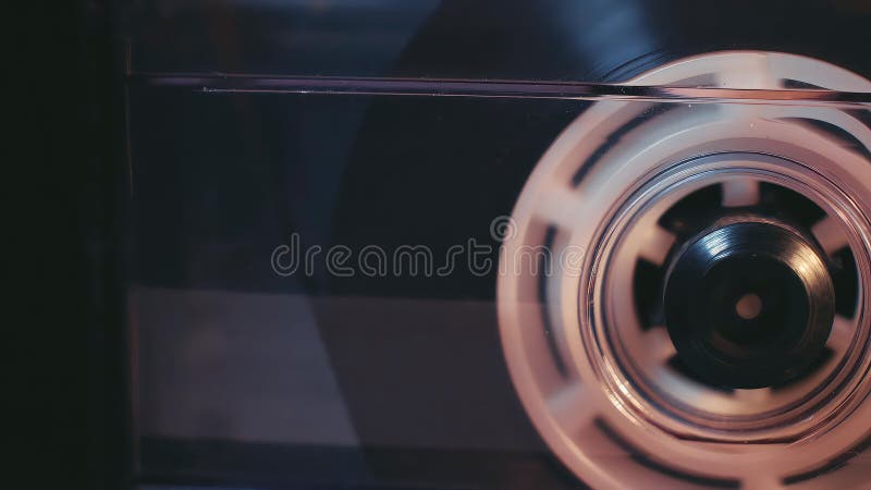 Audio Playback in Macro in Vintage Retro Style Stock Image - Image of ...