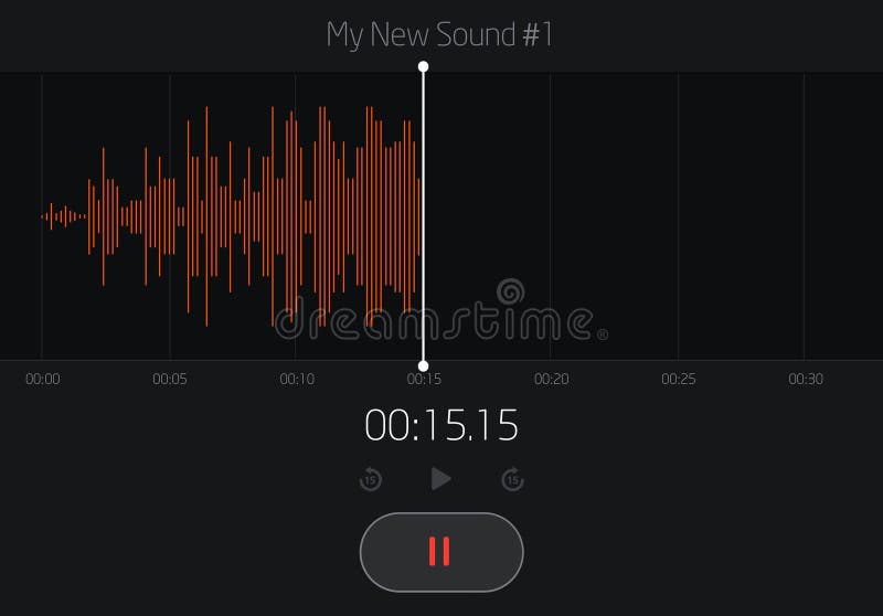Audio Player Interface for Creating Music, Recording Voice or Song ...