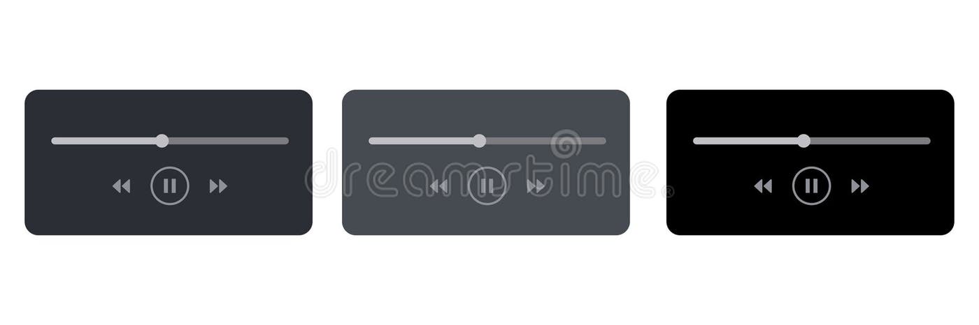 Media Player User Interface Stock Illustrations – 8,522 Media Player User Interface Stock ...