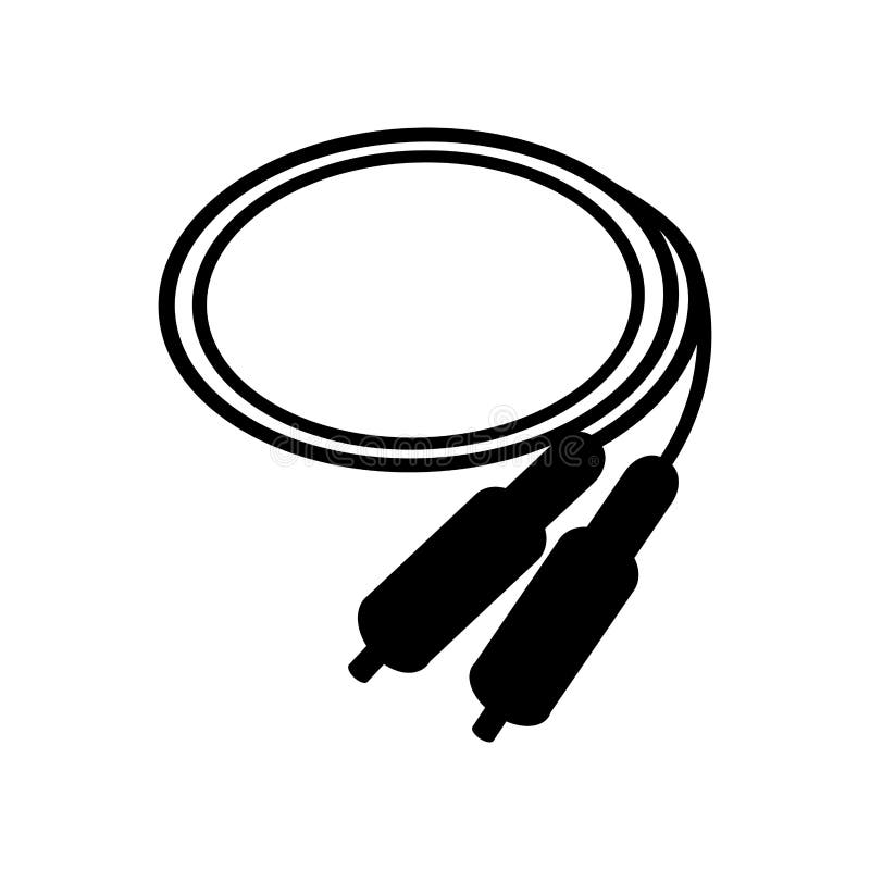 Audio plug connector icon stock vector. Illustration of sign - 81065747