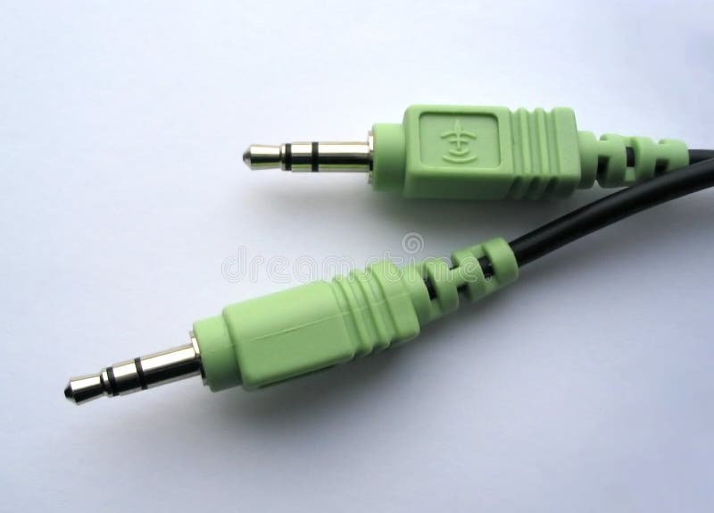 Audio plugs stock image. Image of coupling, connexion, phones - 199389