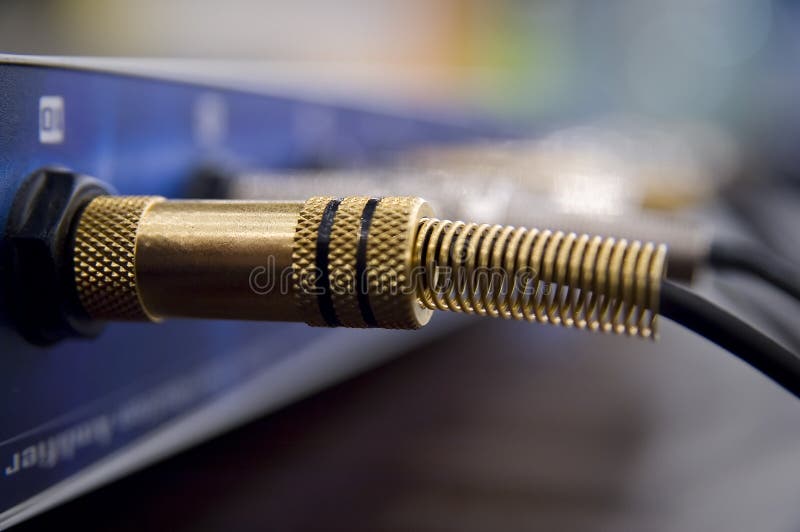 Audio plugs - jacks stock photo. Image of audio, line - 3602454