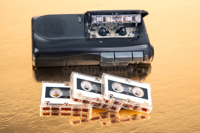 Audio Recorder with Microcassette. Device for Working with Voice and ...